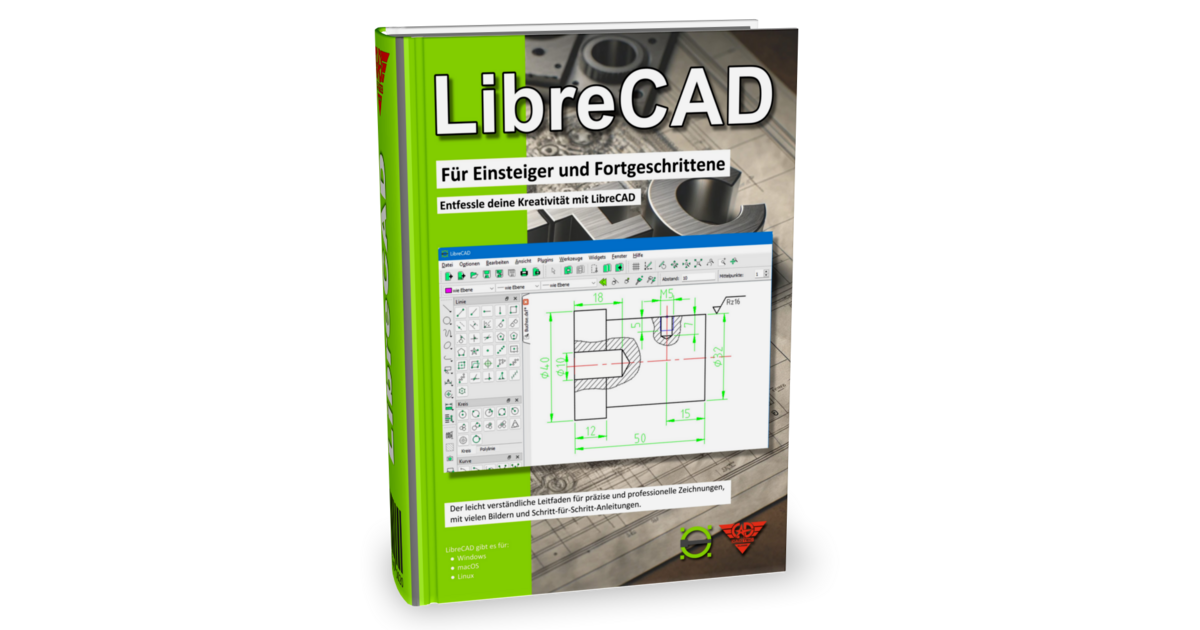 CAD-Bücher | CAD CAM Programme | Das LibreCAD Buch als PDF inkl. Symbolbibliothek | CAD-CAM-SHOP ...